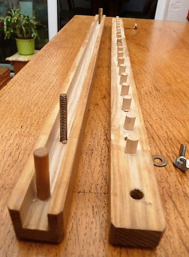 Tapestry Frame Loom with a Foot Treadle - Michael Crompton Tapestry Weaver