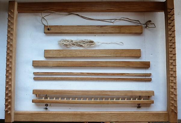 Tapestry Frame Loom with a Foot Treadle - Michael Crompton Tapestry Weaver